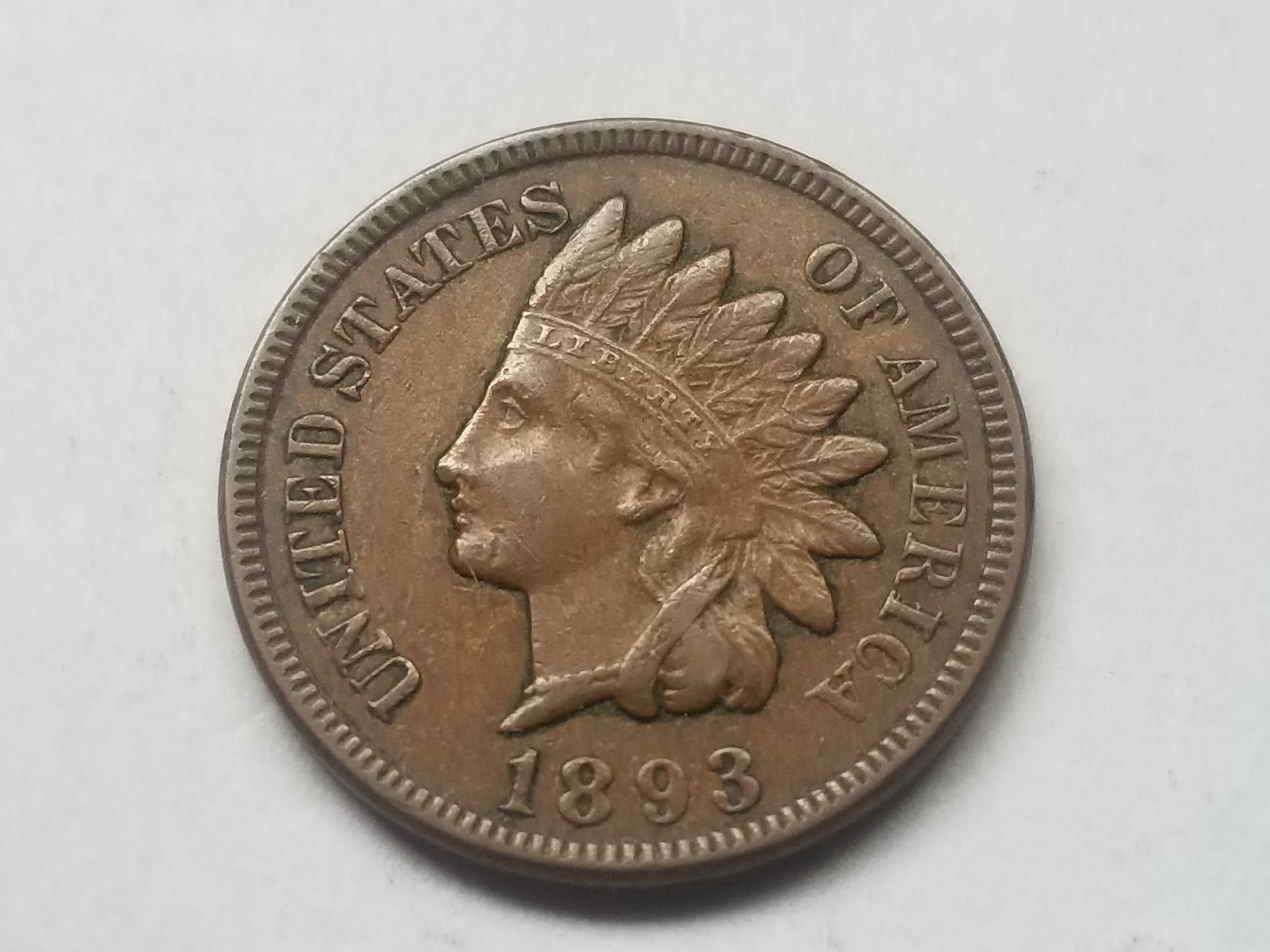 1893 Indian Head cent penny high grade | Property Room