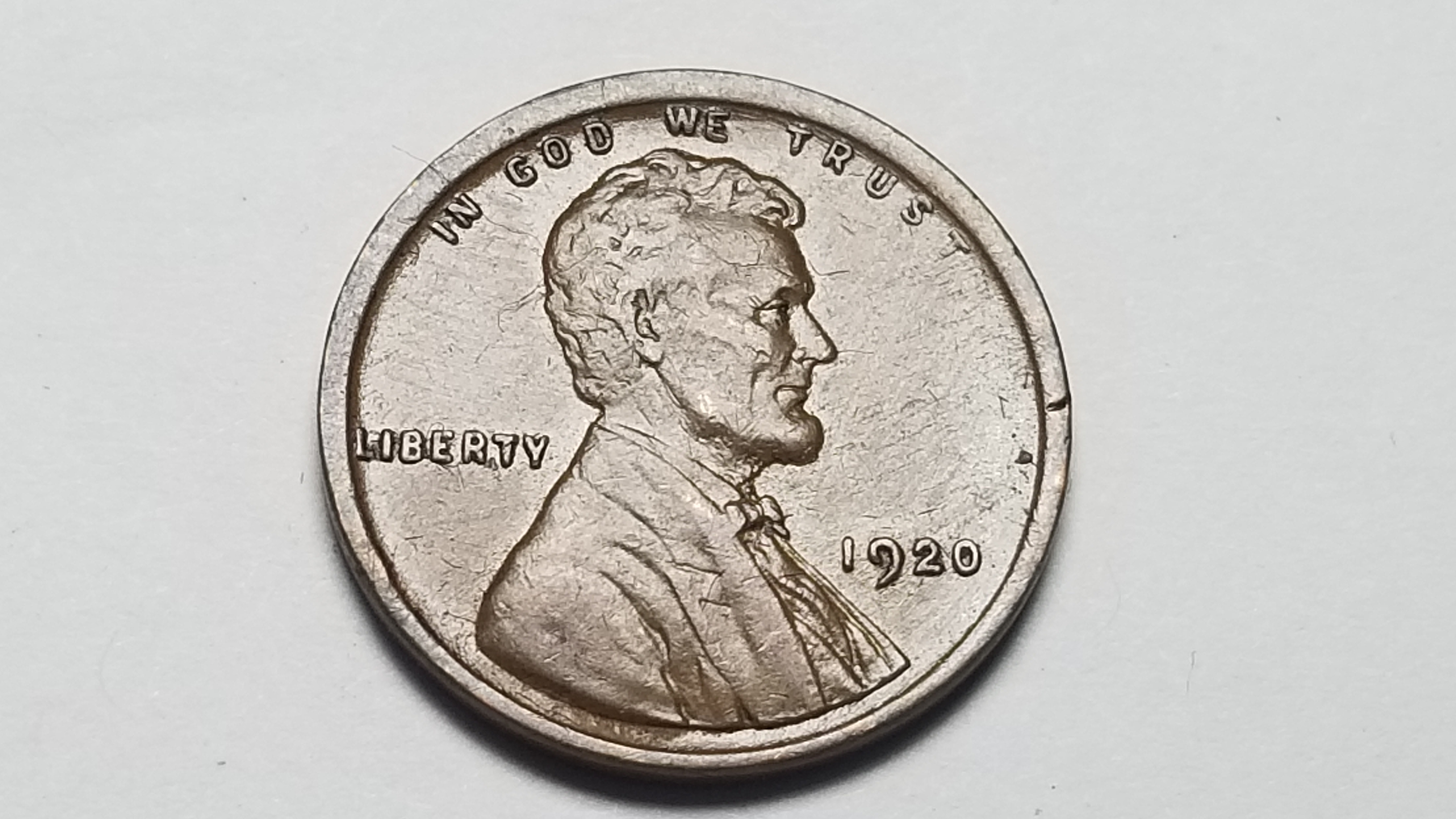 1920 Lincoln Cent Wheat Penny Very High Grade | Property Room