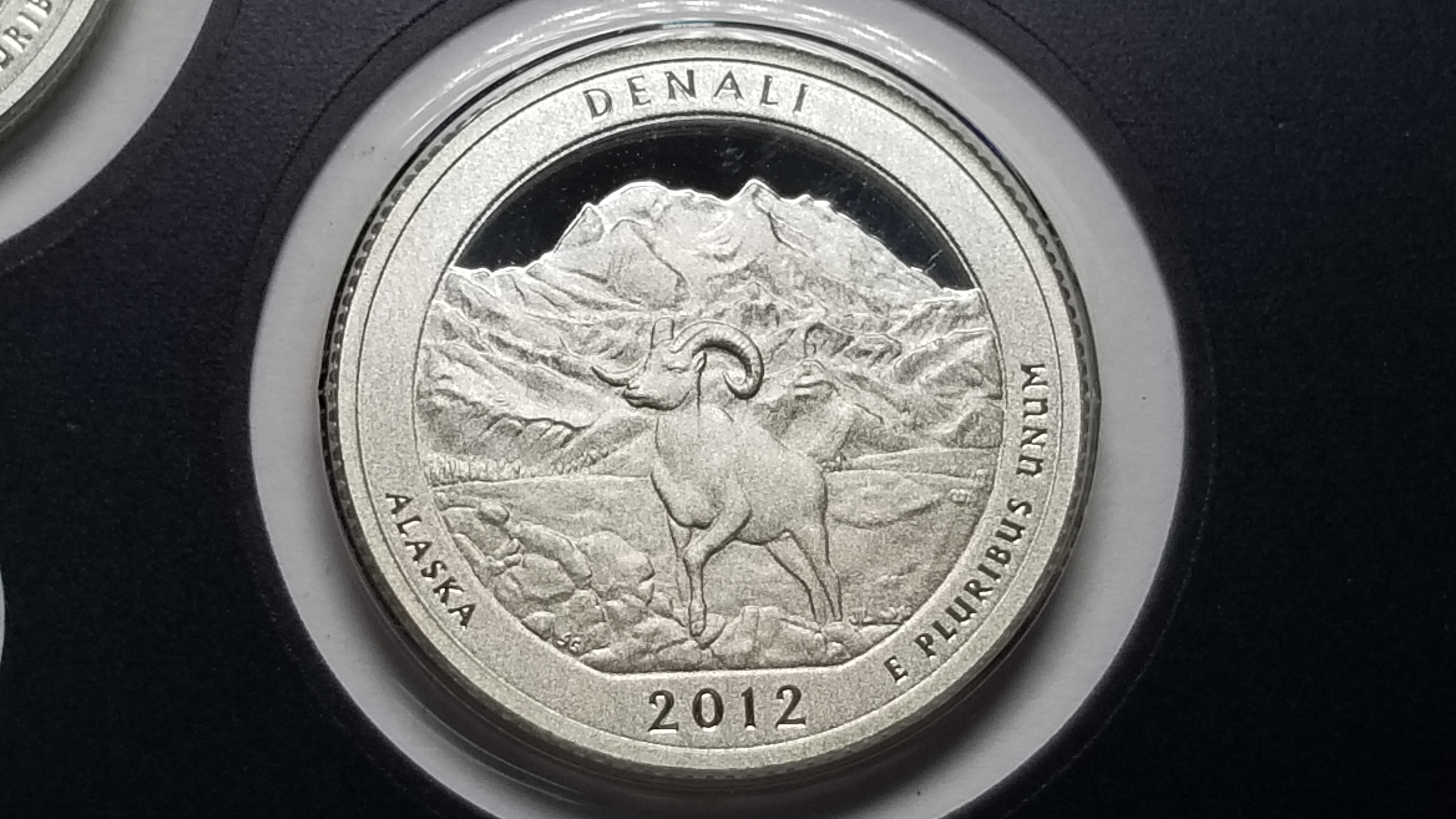 2012 S Silver Denali Quarter Gem Proof Cameo | Property Room