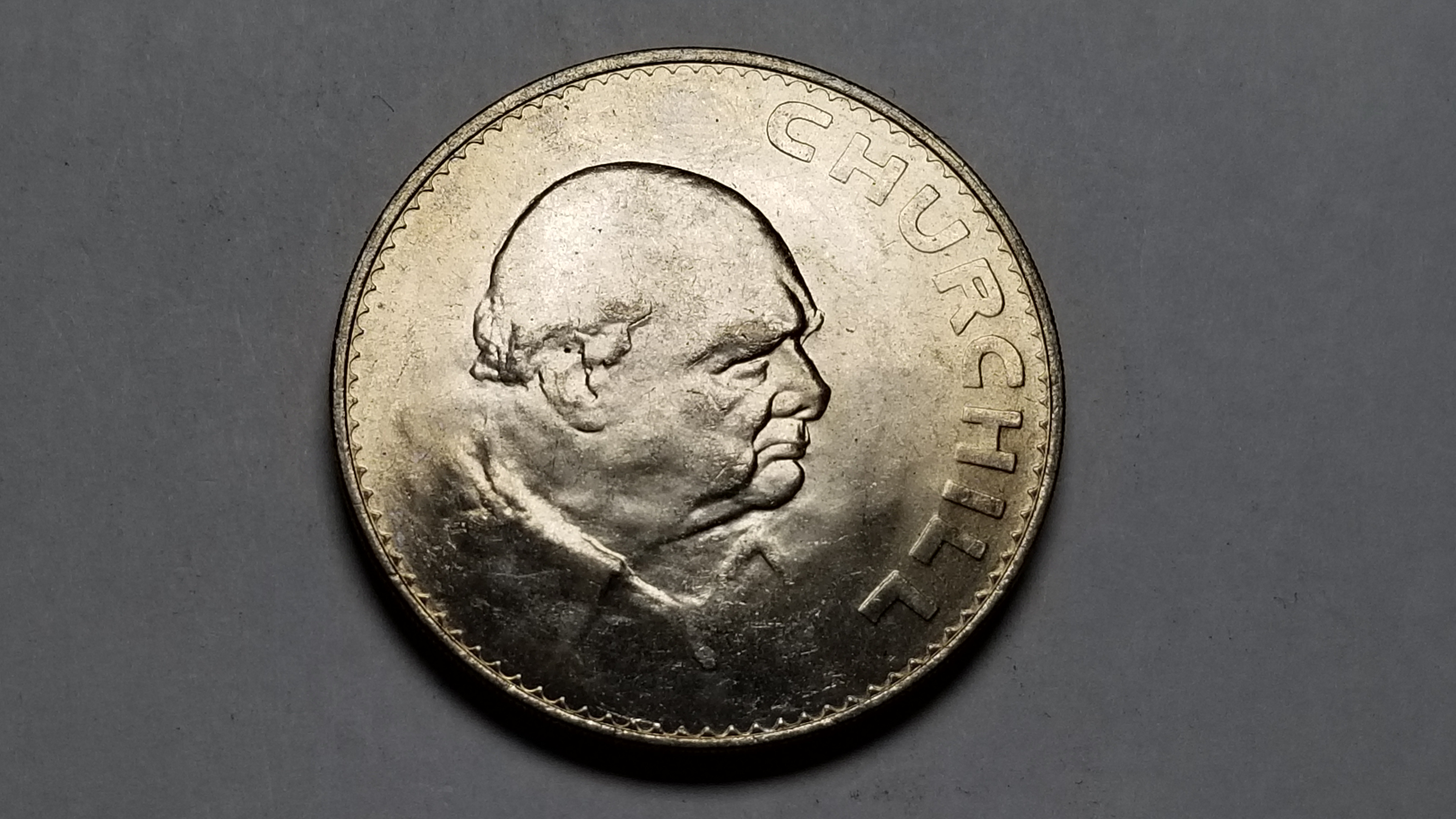 1965 British One Crown Churchill Uncirculated | Property Room