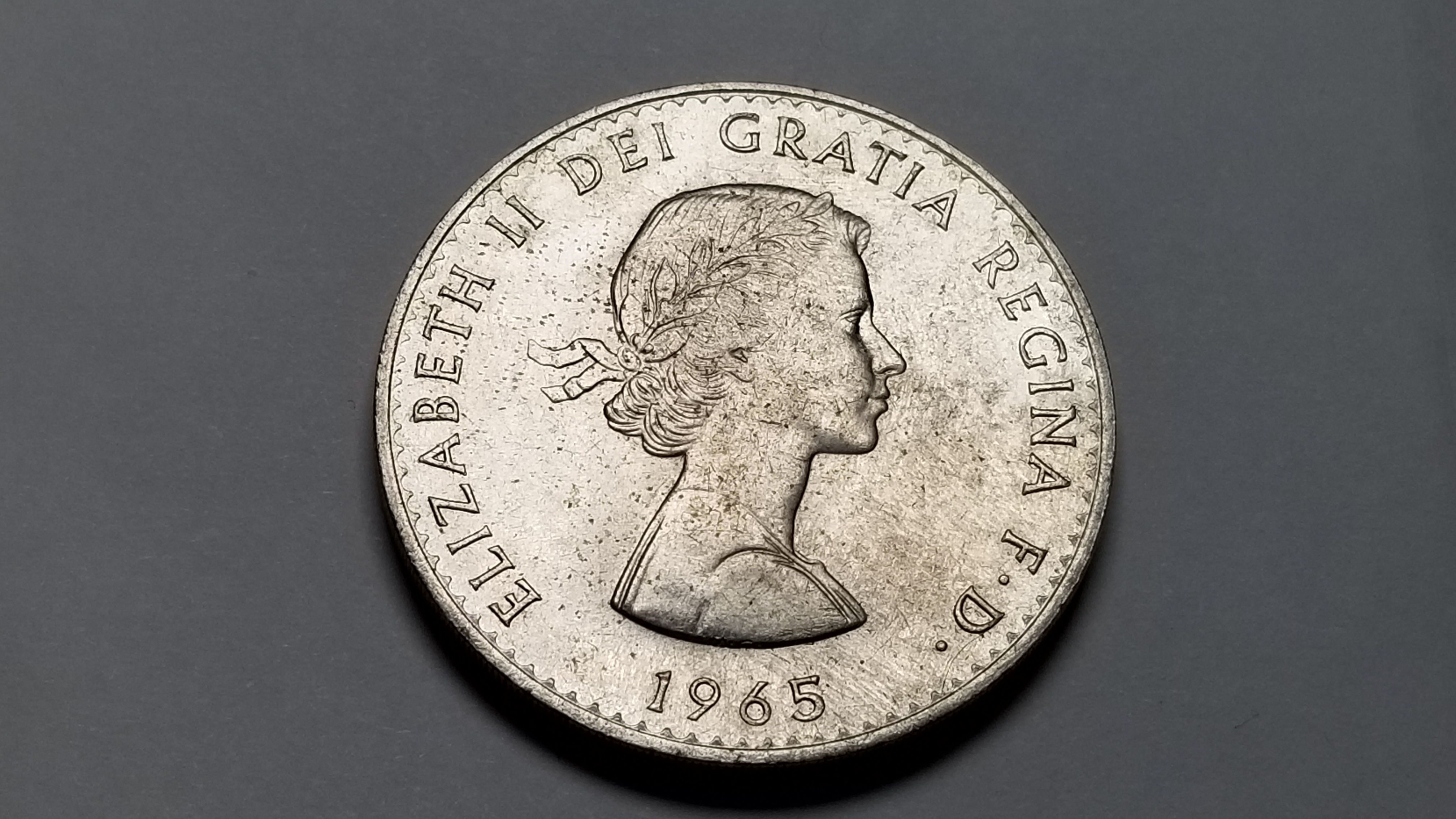 1965 British One Crown Churchill Uncirculated | Property Room