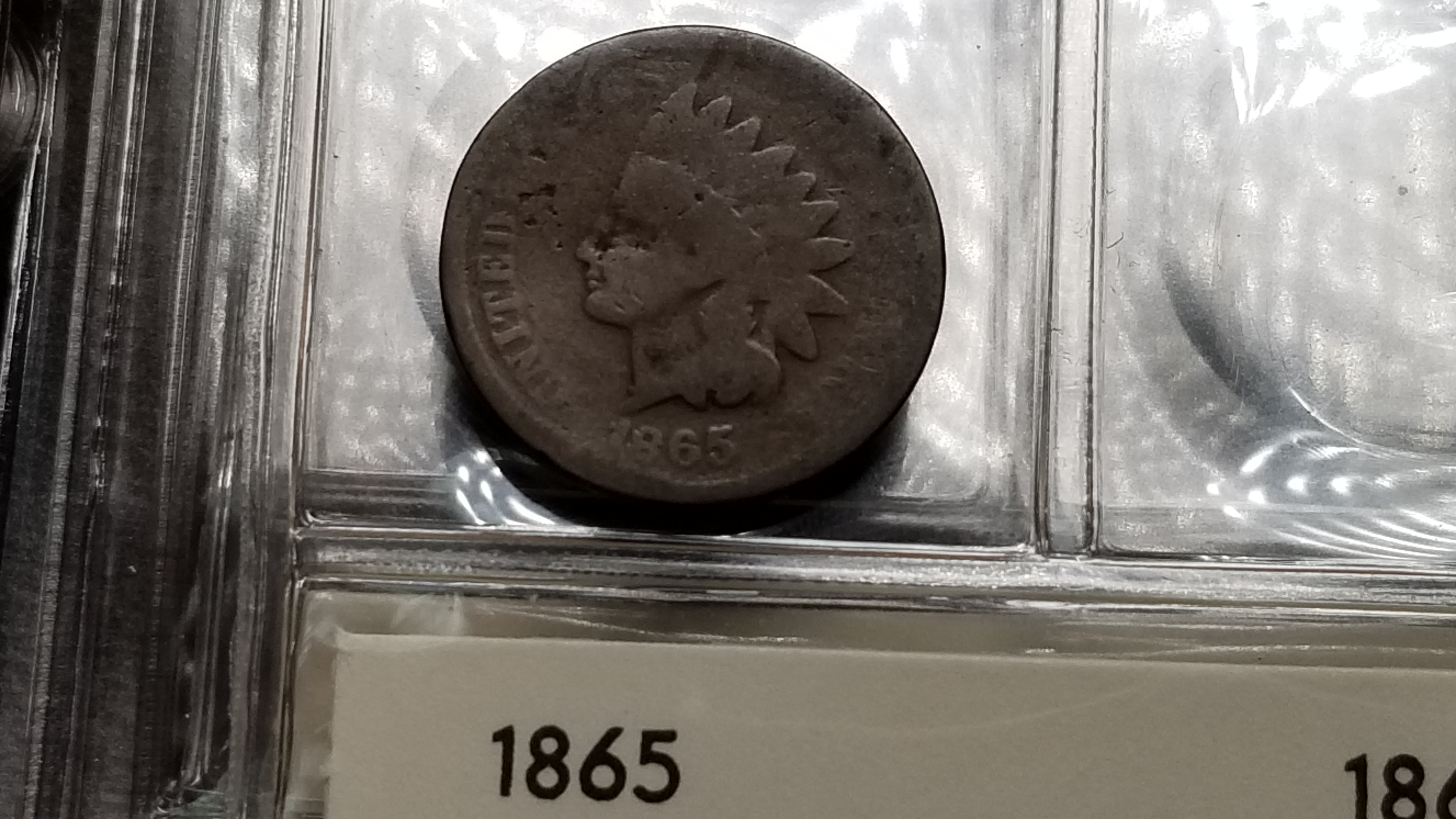 1865 Indian Head Cent Penny From A Set | Property Room