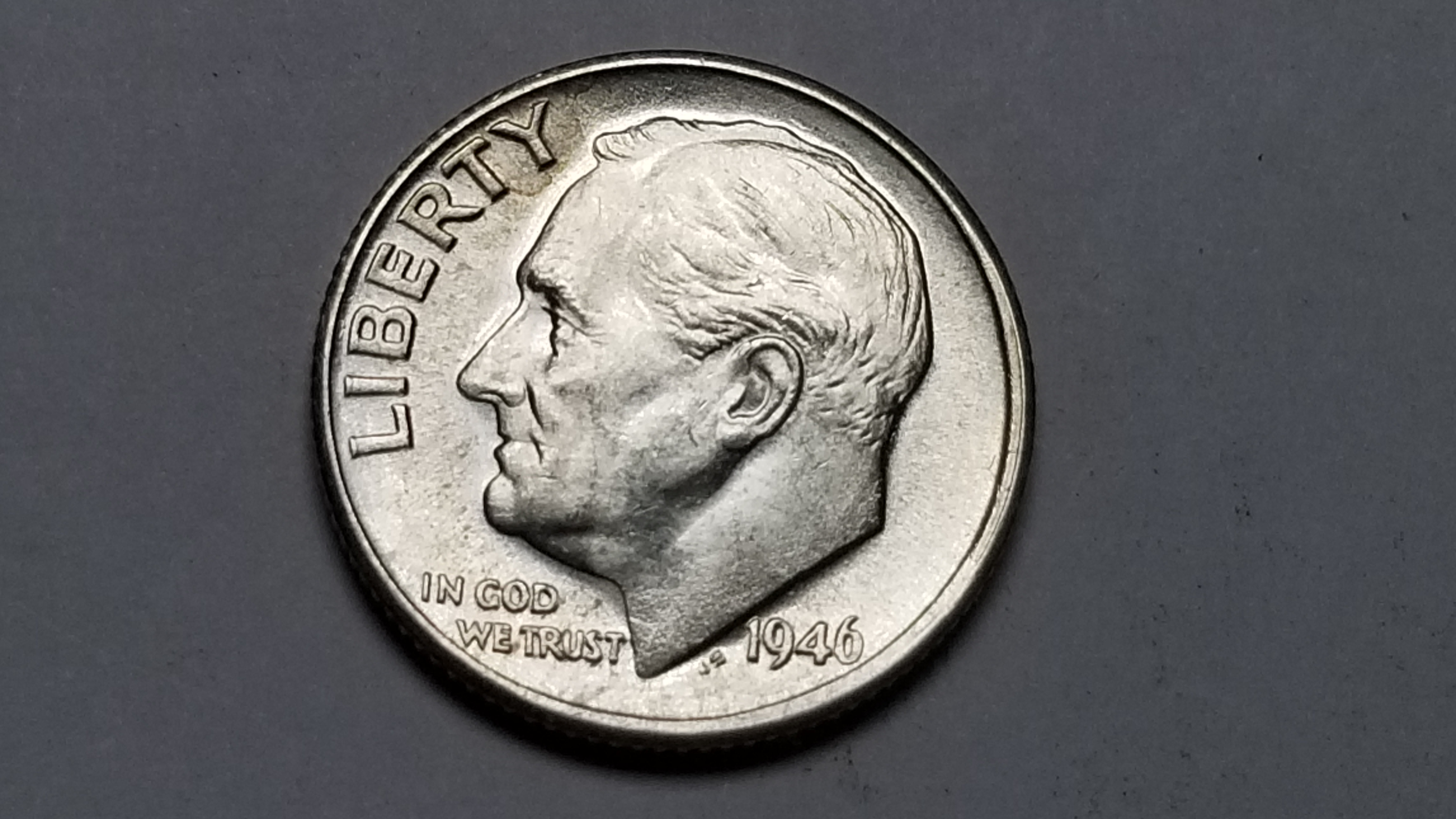 1946 S Roosevelt Dime Gem Uncirculated | Property Room