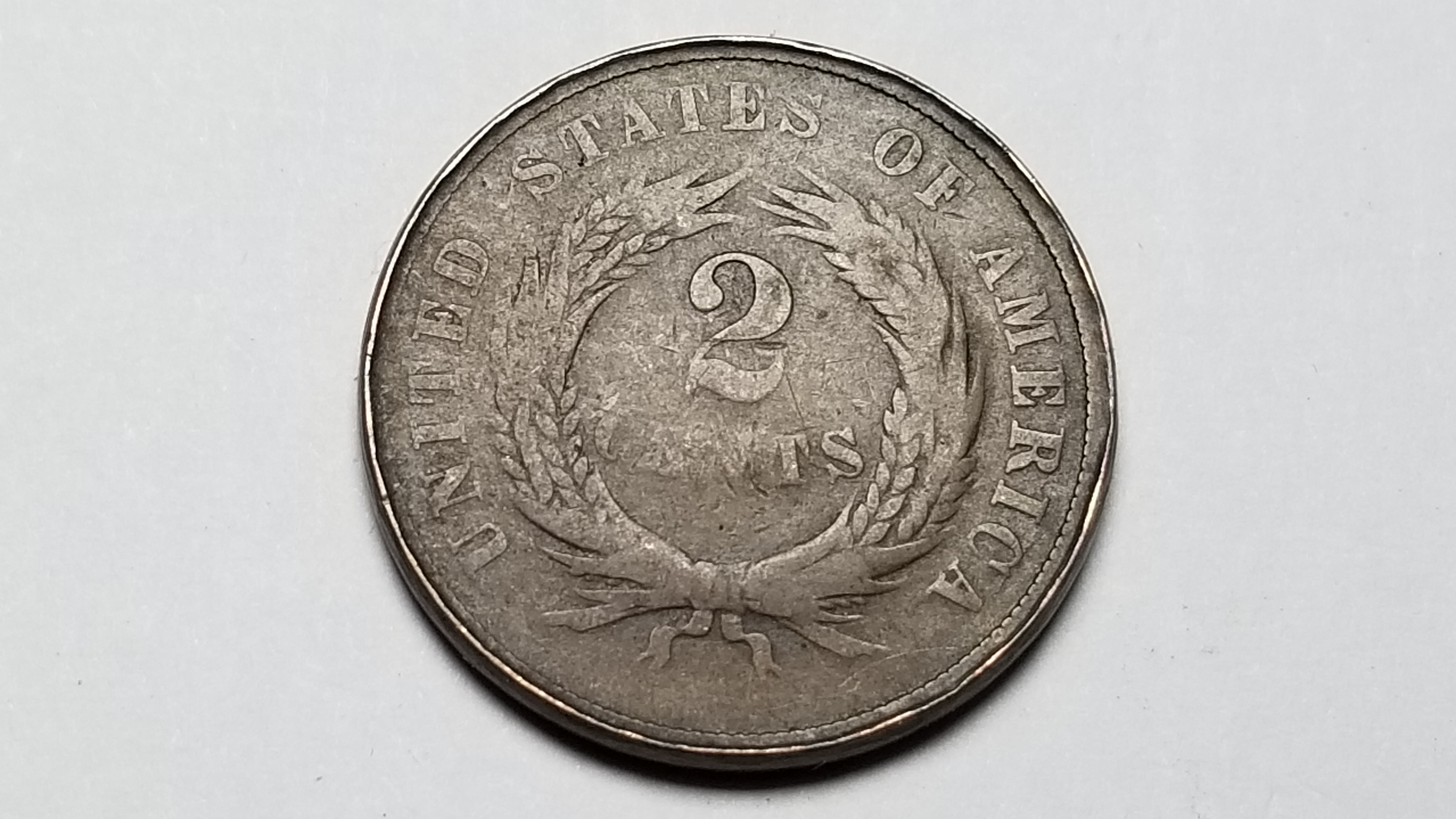 1867 2c Two Cent Piece High Grade | Property Room
