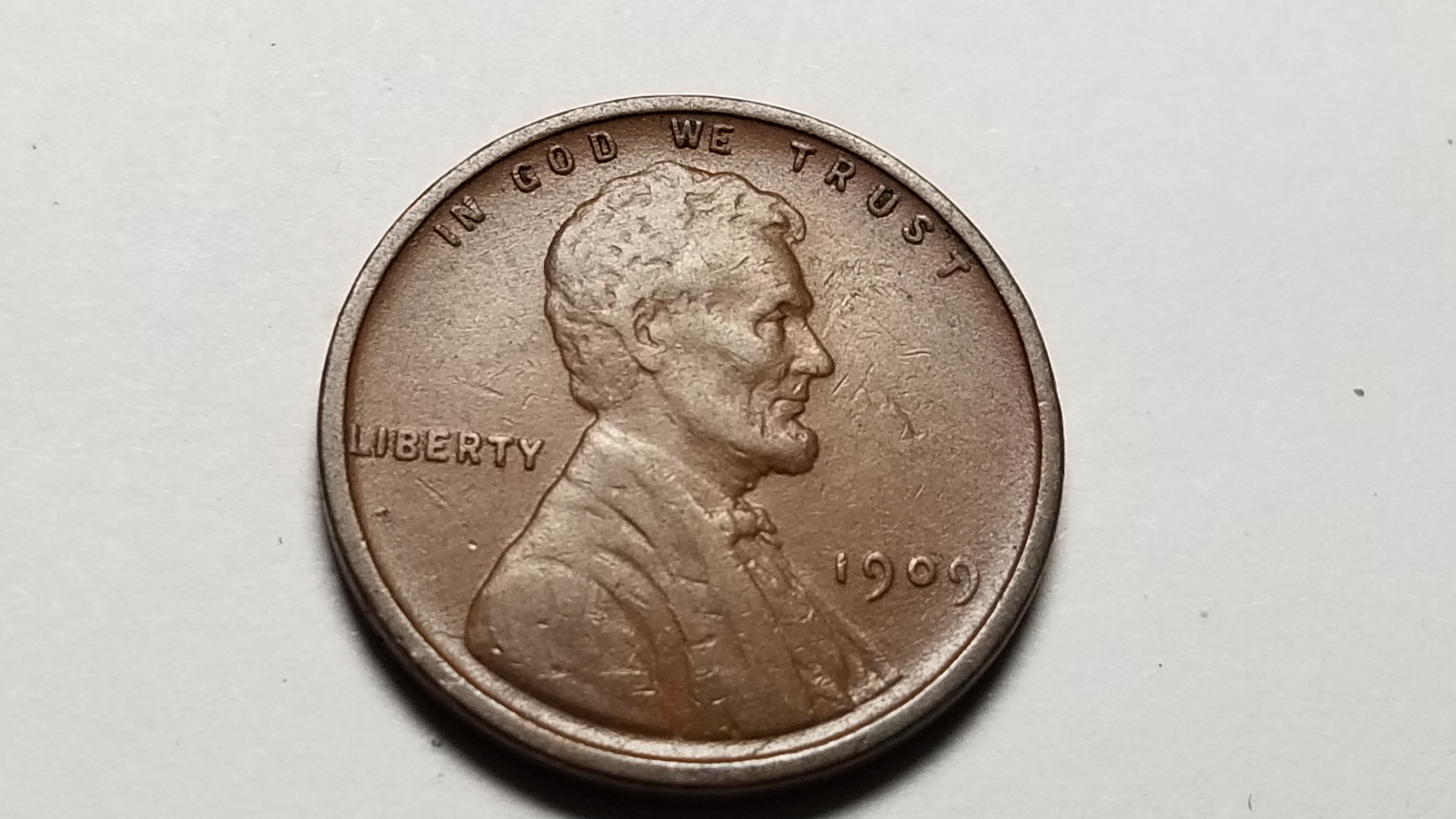 1909 VDB Lincoln Cent Wheat Penny High Grade | Property Room