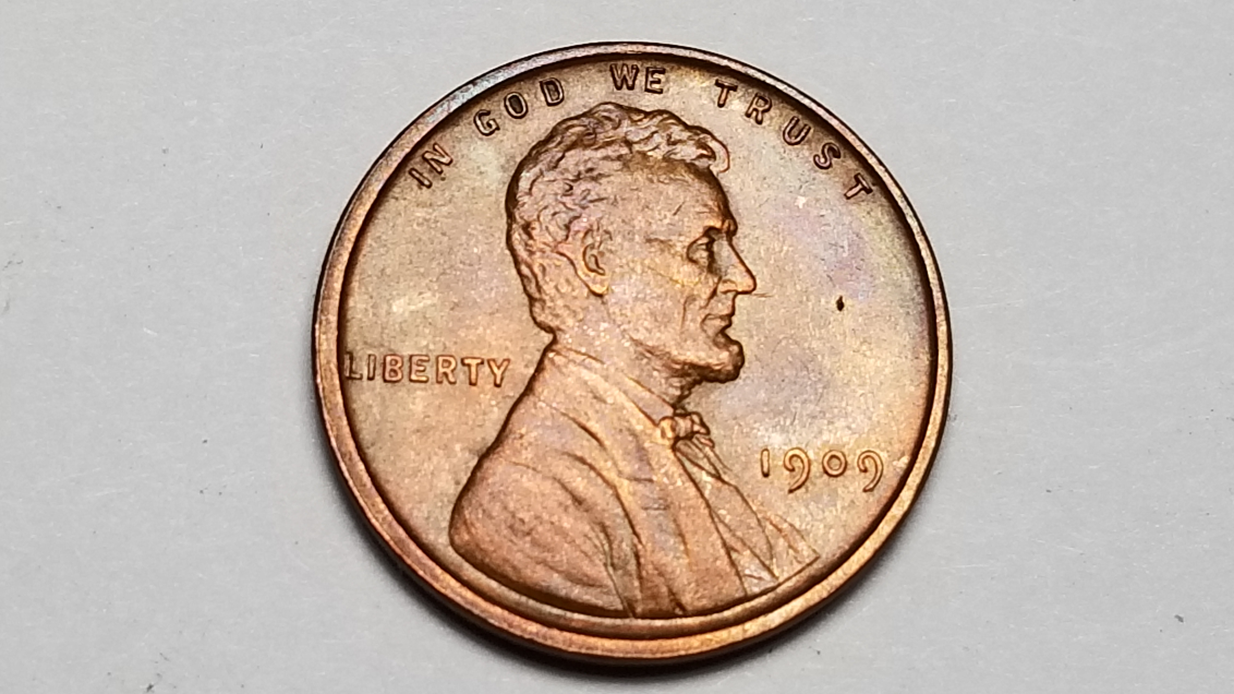 1909 VDB Lincoln Cent Wheat Penny Uncirculated | Property Room