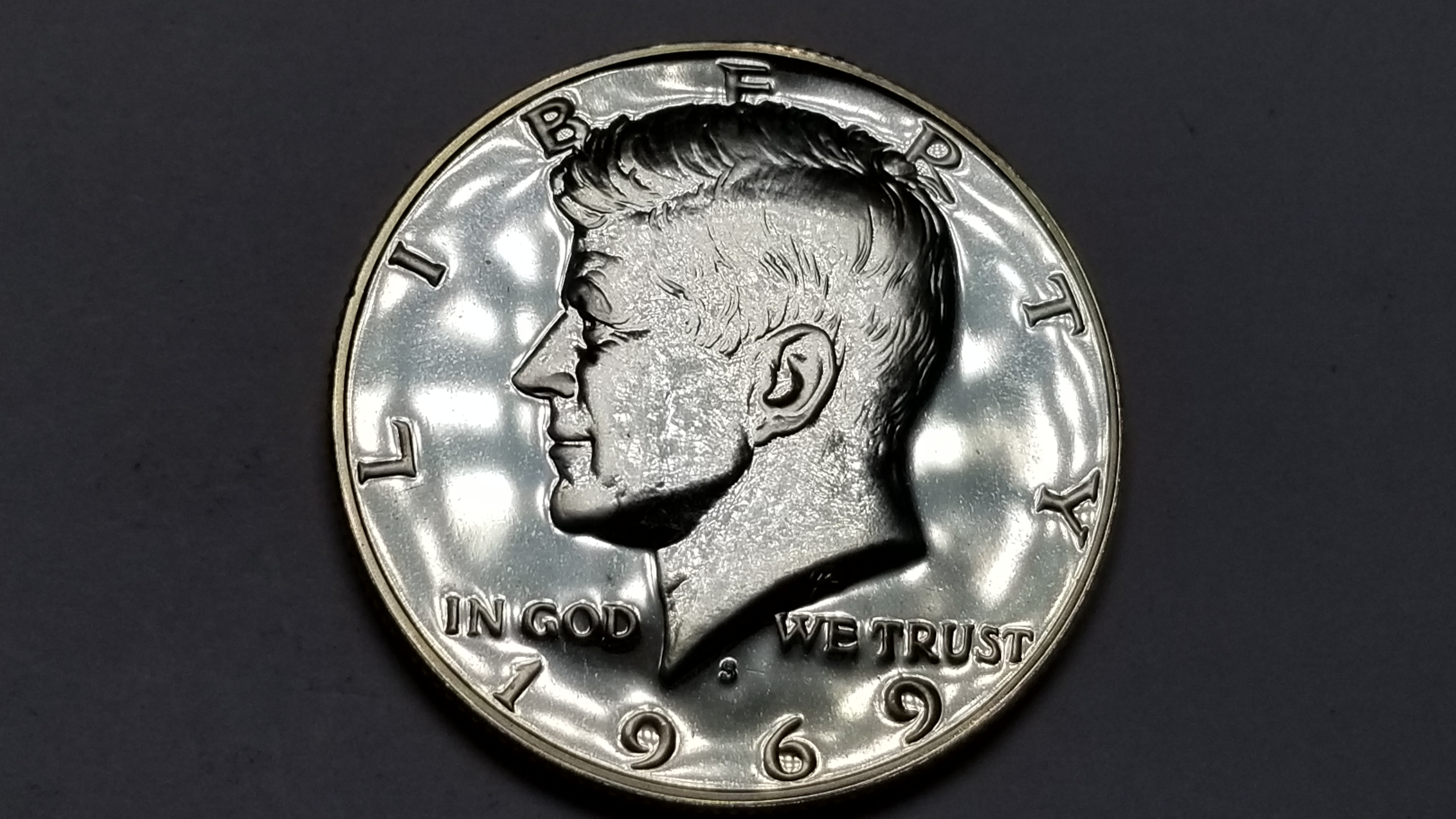 1969 S Silver Kennedy Half Dollar Gem Proof | Property Room
