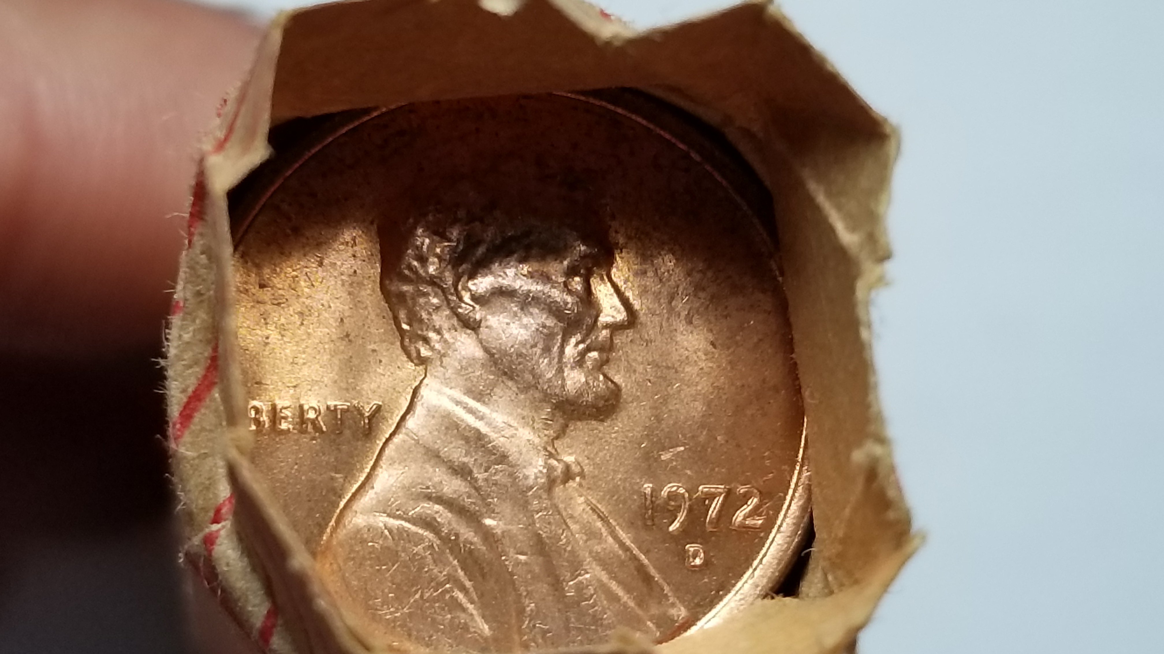 1972 D Lincoln Cent Penny Original Uncirculated Roll | Property Room