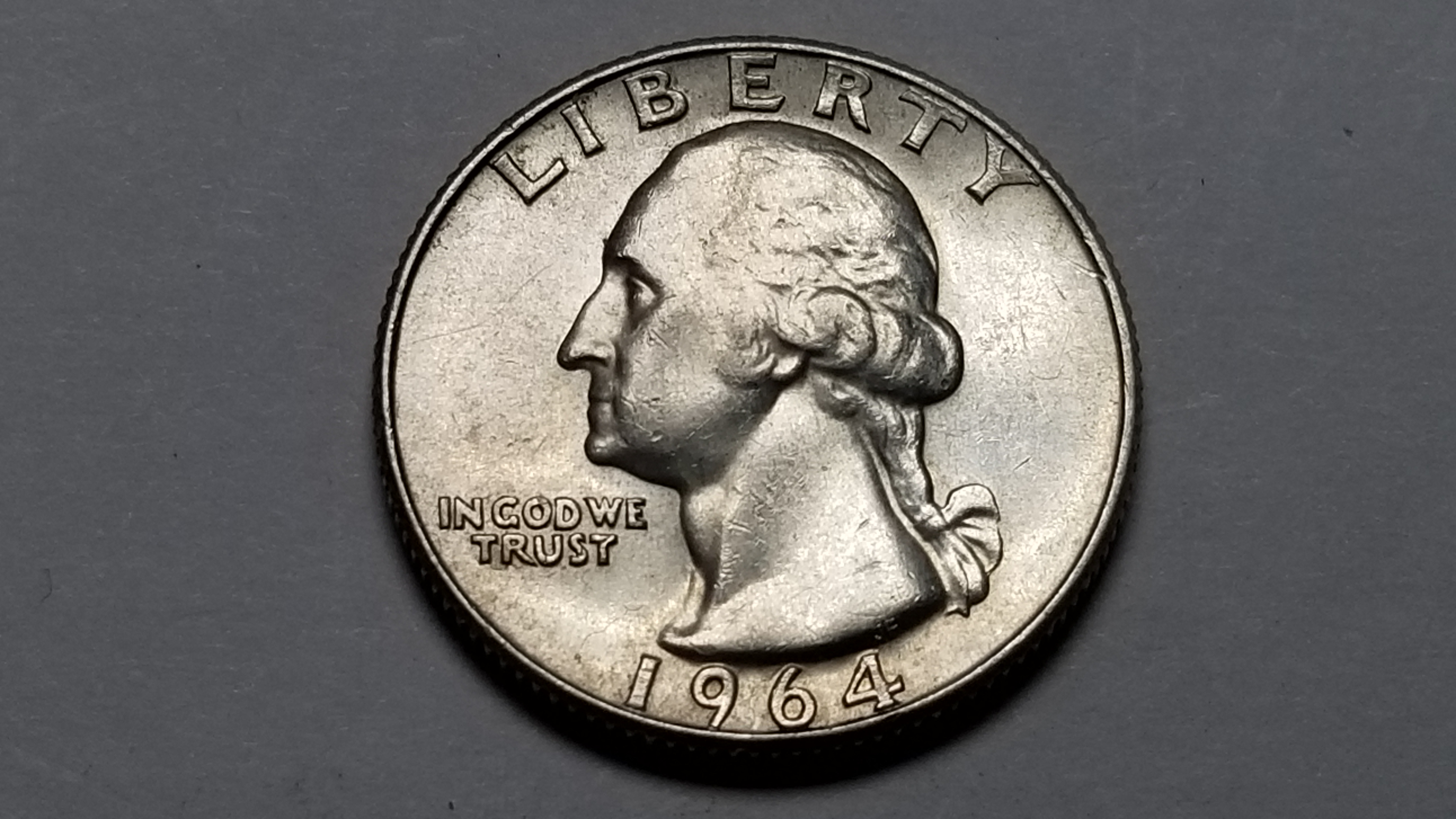 1964 D Washington Quarter Gem Uncirculated | Property Room