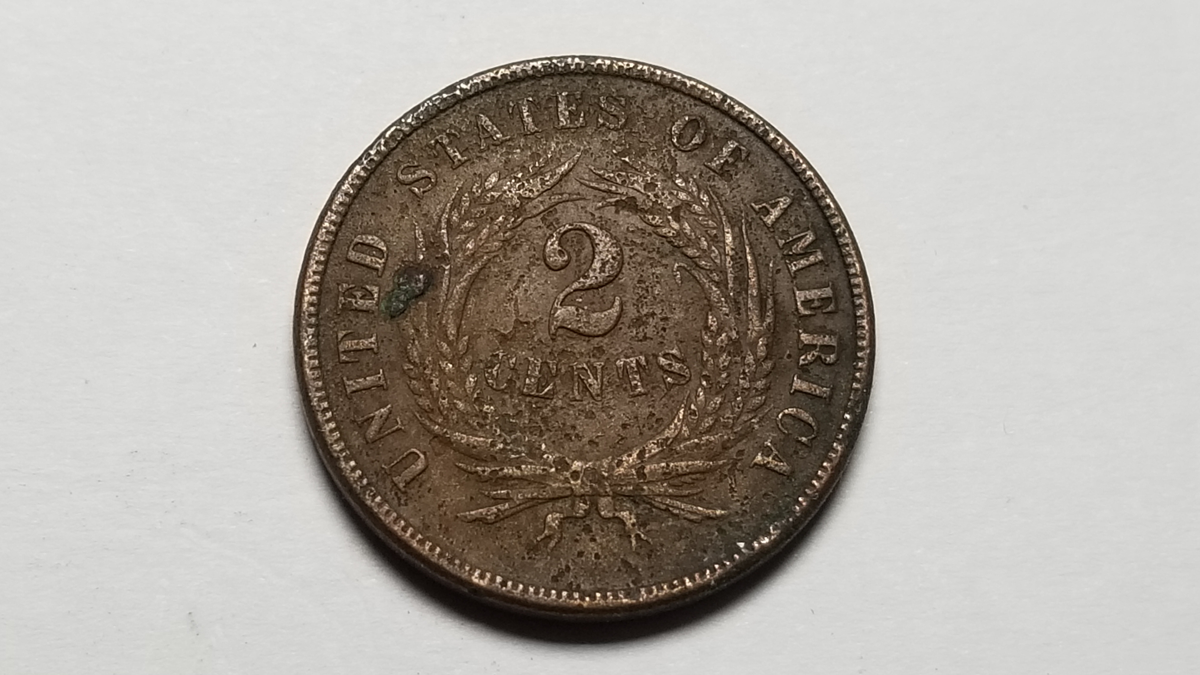 1869 2c Two Cent Piece High Grade | Property Room
