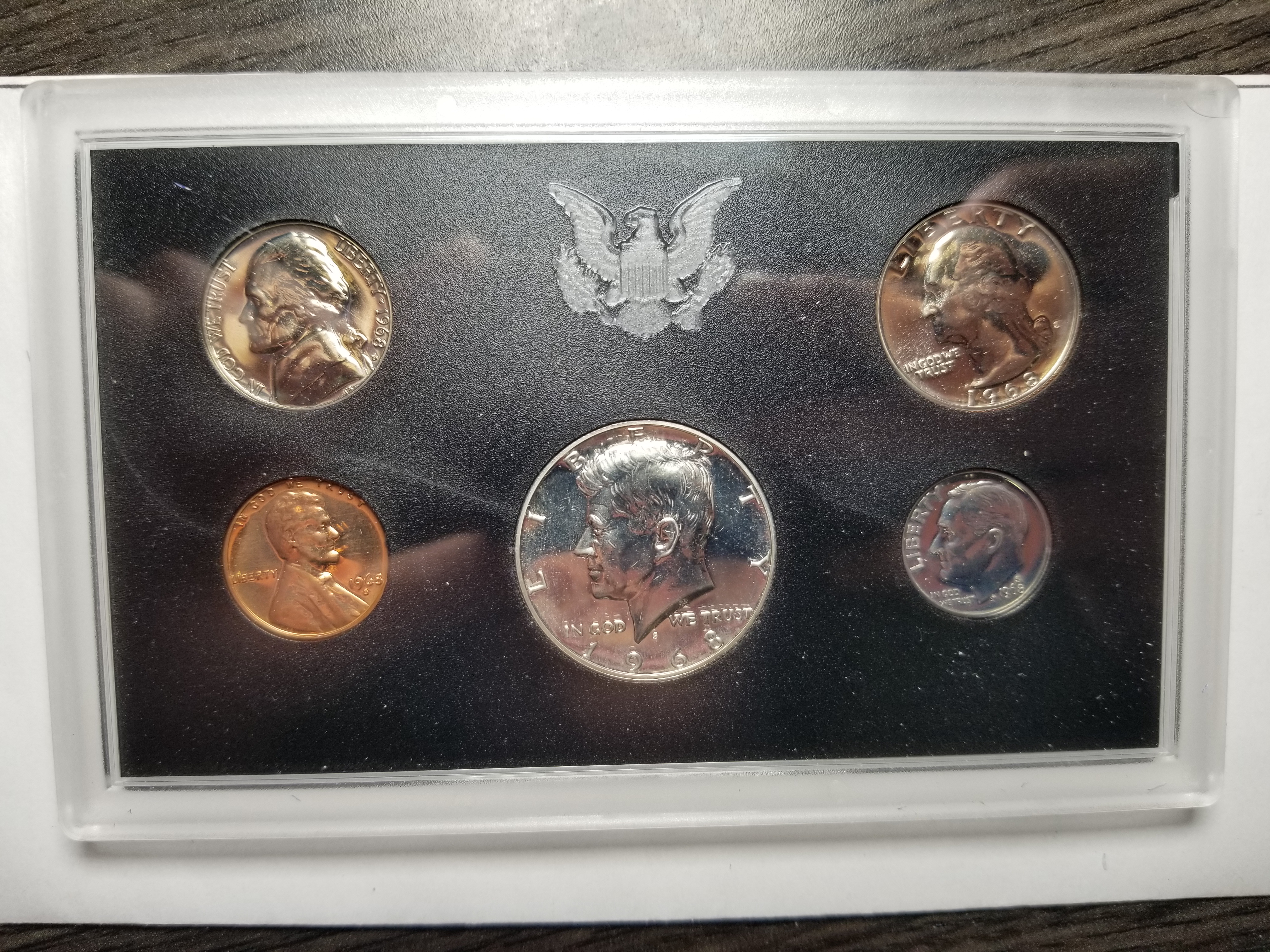 United States Proof Set 1968 5 Coins | Property Room