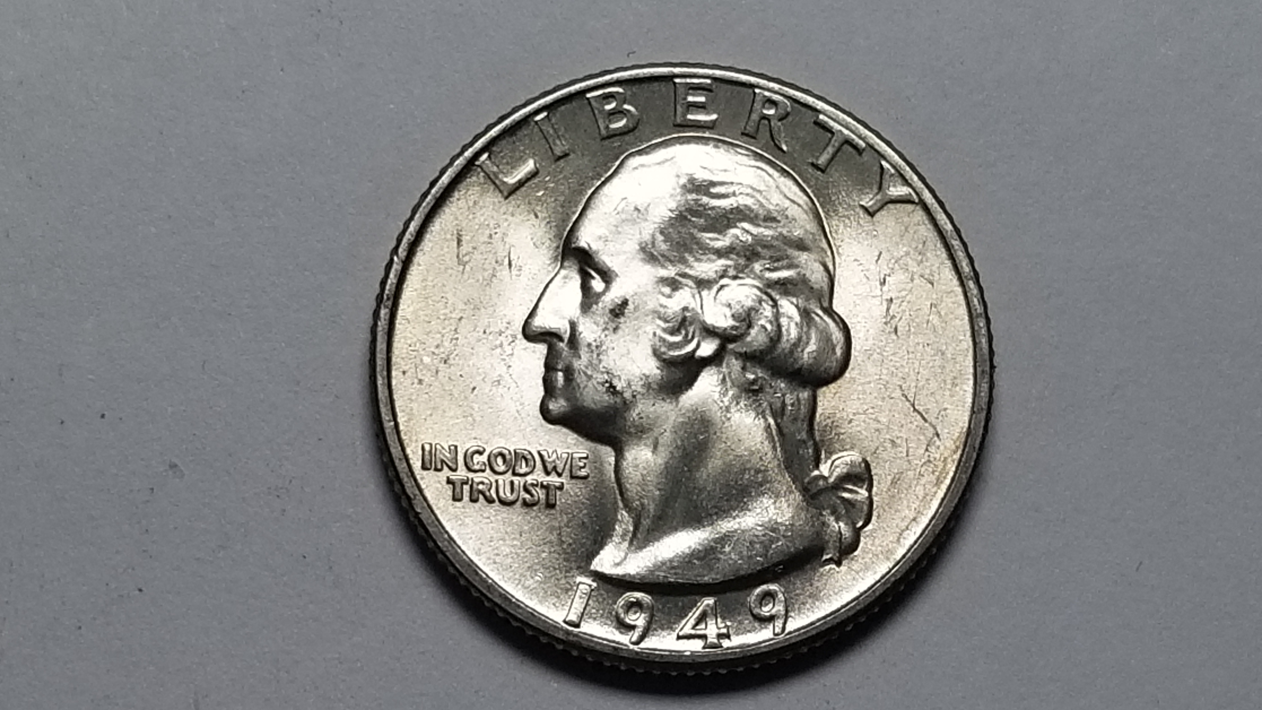 1949 D Washington Quarter Uncirculated Rare | Property Room