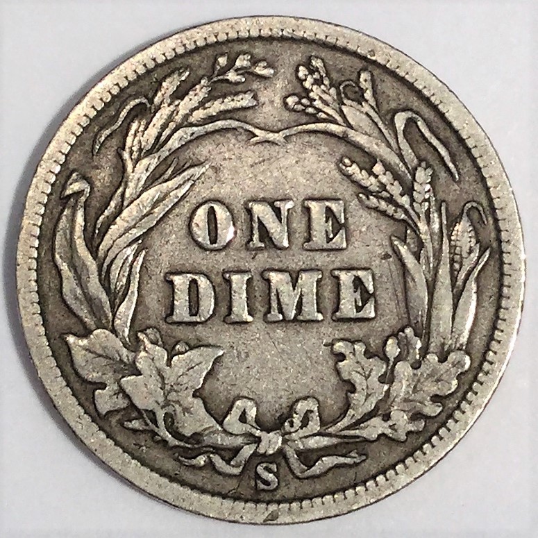 1901-S Barber Dime High Grade Very Rare Date | Property Room
