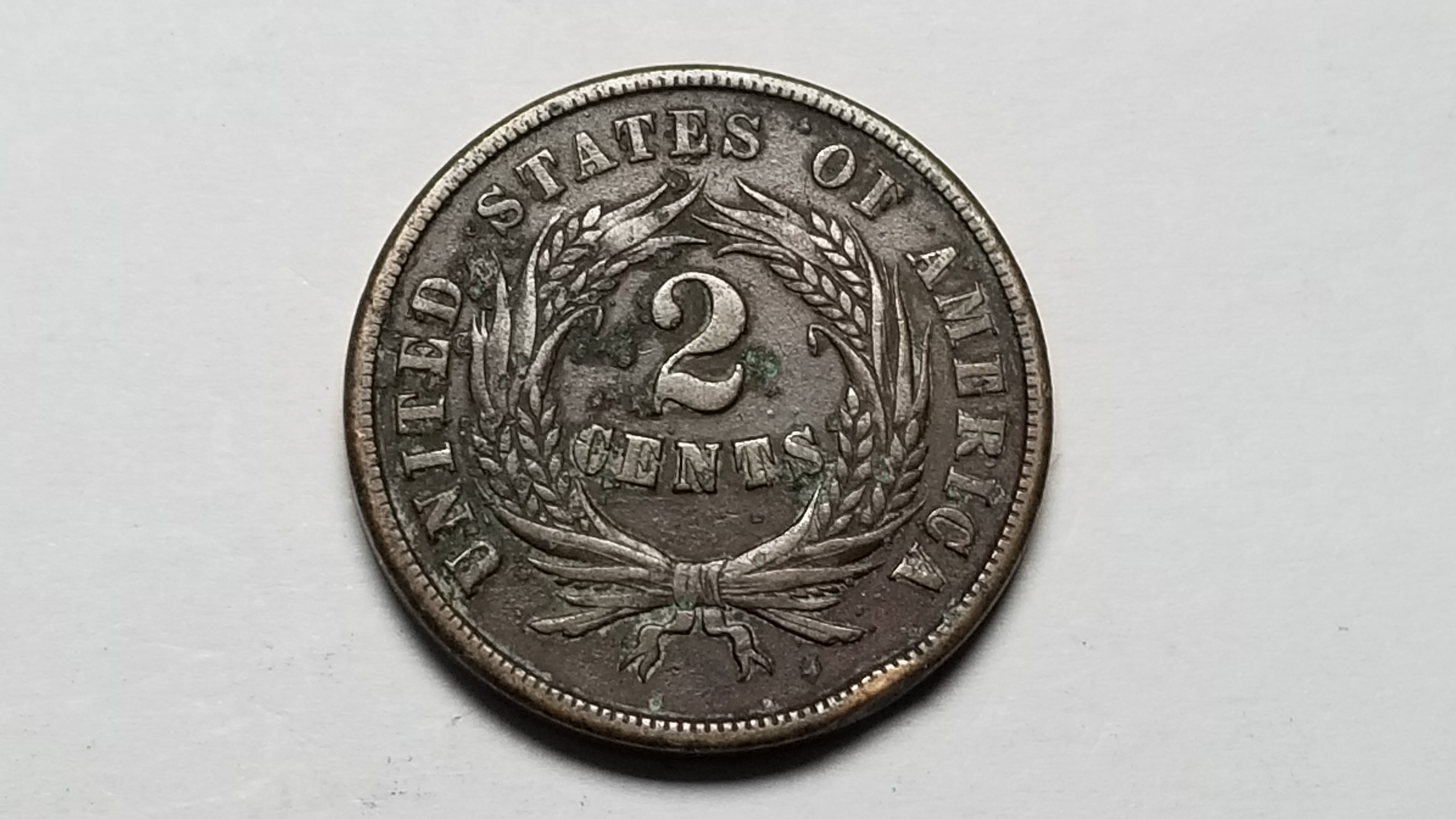 1864 2c Two Cent Piece High Grade | Property Room