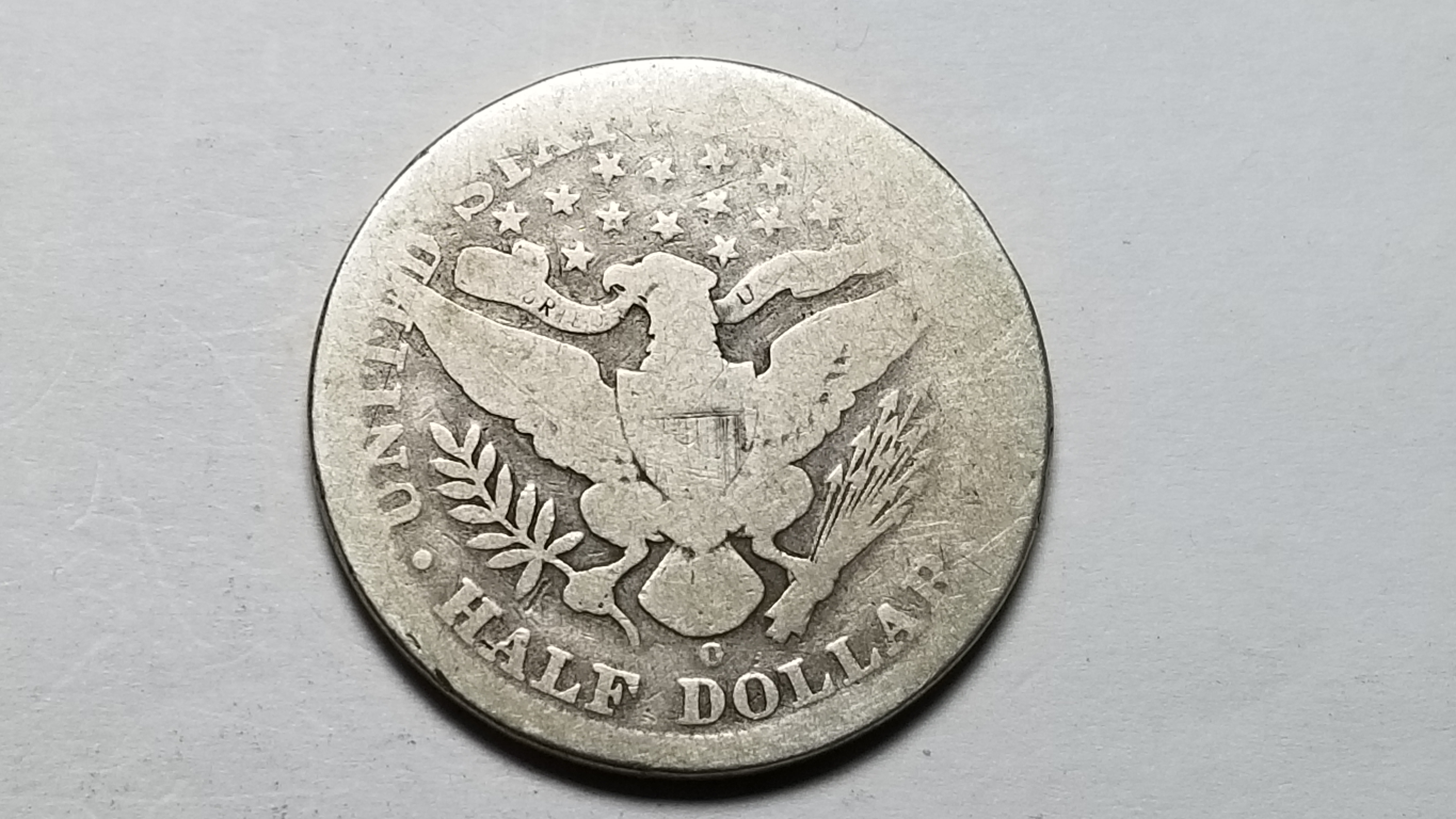 1895 O Barber Half Dollar Rare Date | Property Room