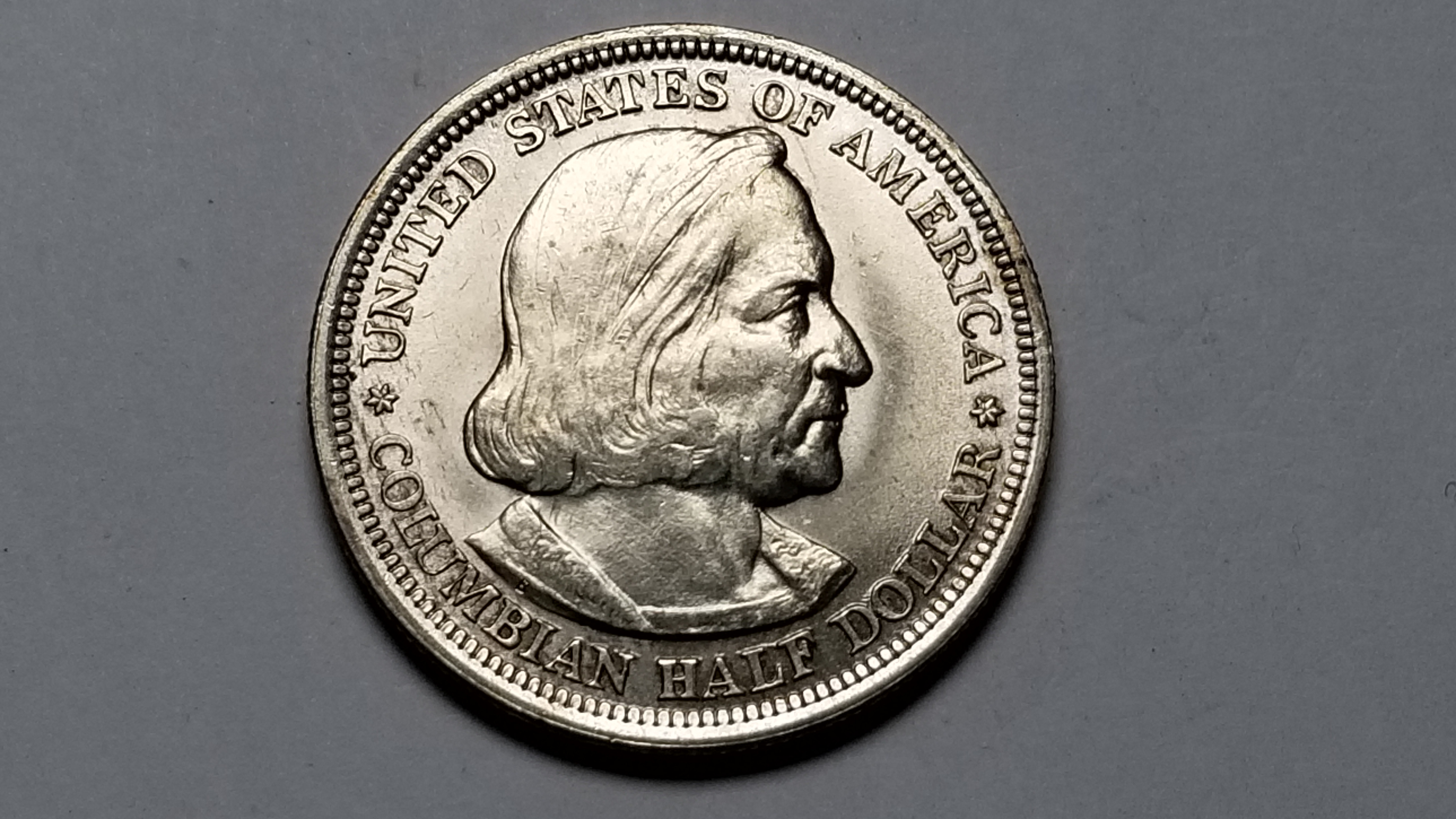 1893 Columbus Expo Half Dollar Uncirculated Rare | Property Room