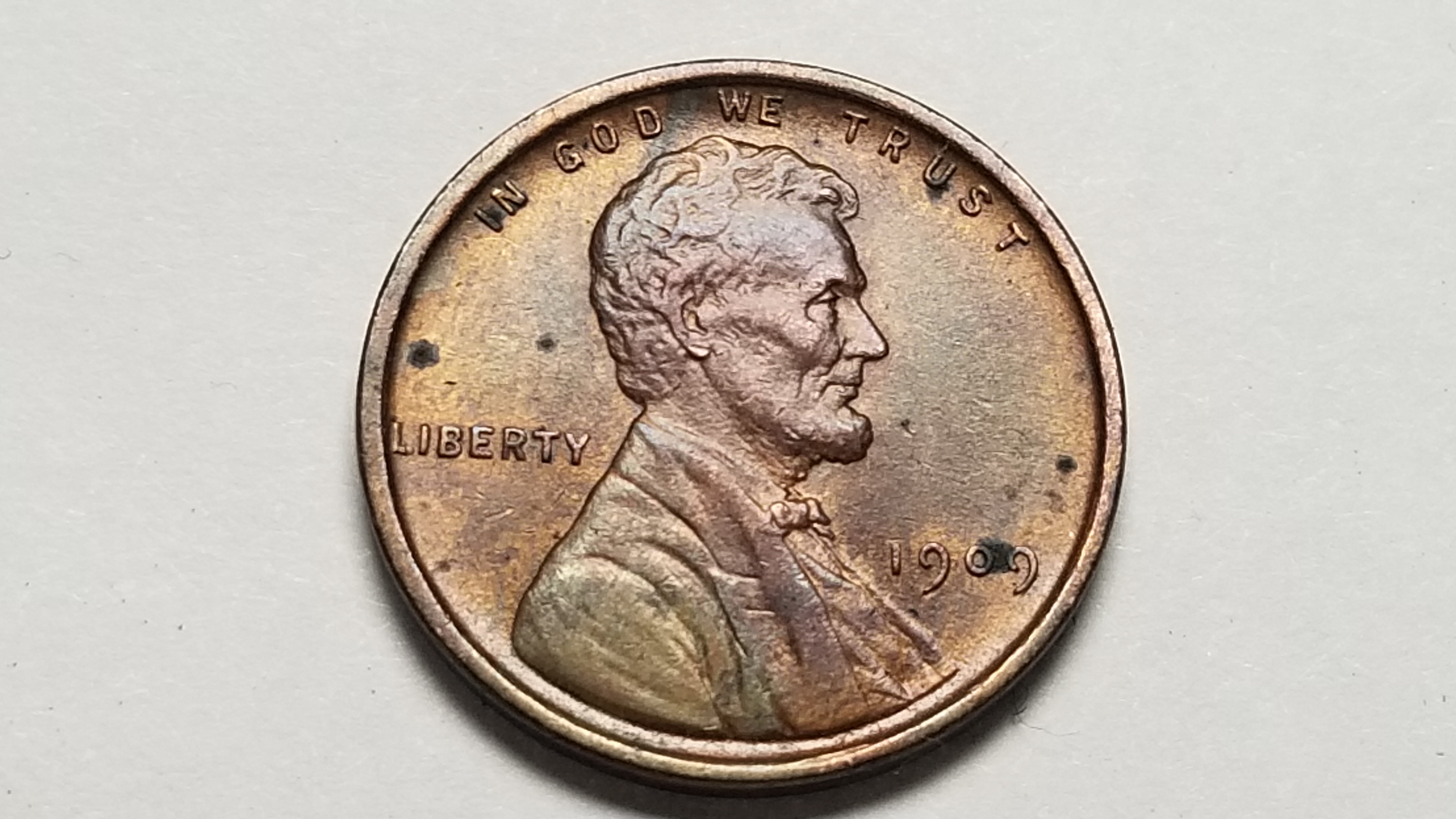 1909 VDB Lincoln Cent Wheat Penny Uncirculated | Property Room