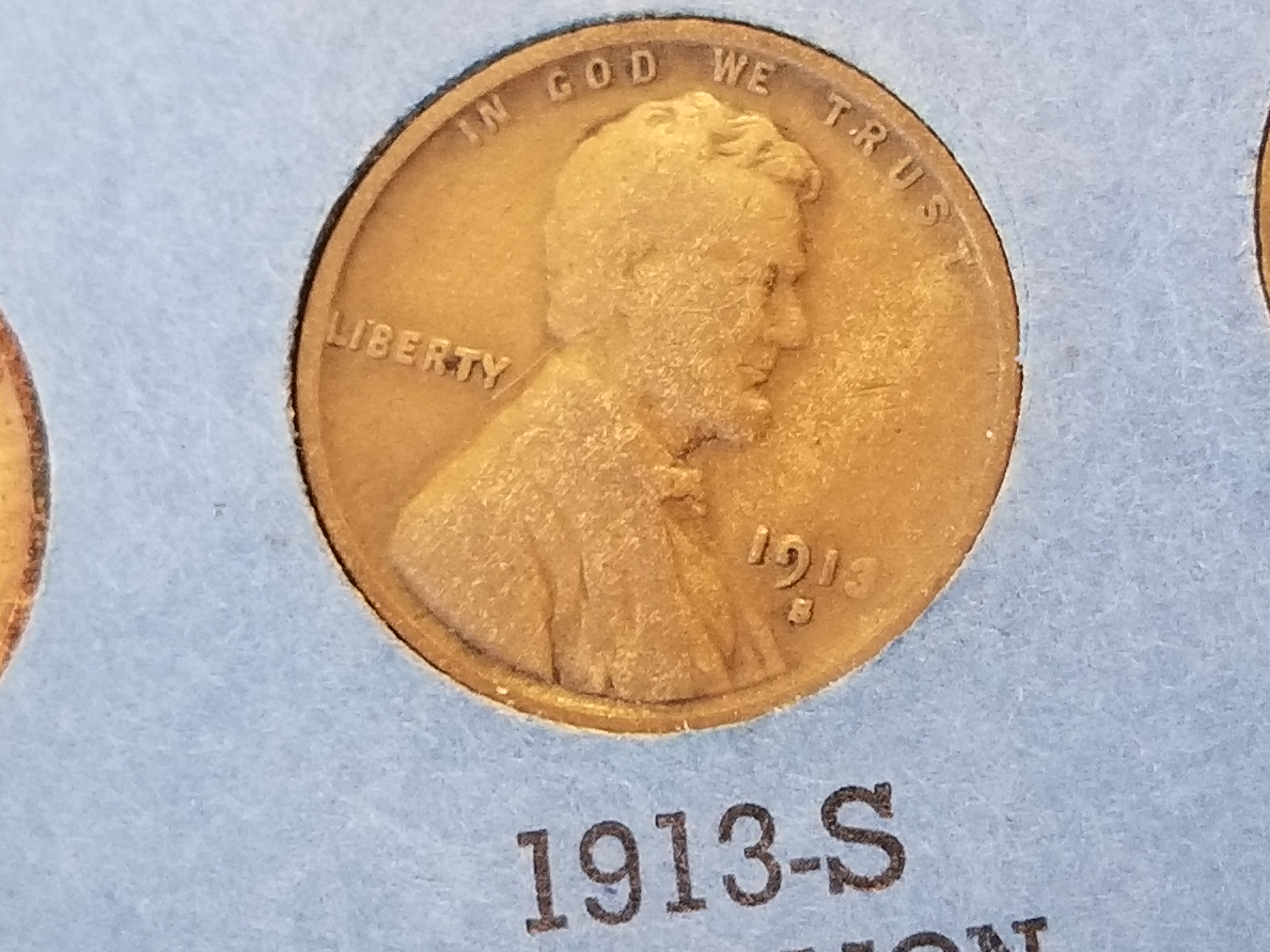 1913 S Lincoln Cent Wheat Penny from a Complete Set | Property Room