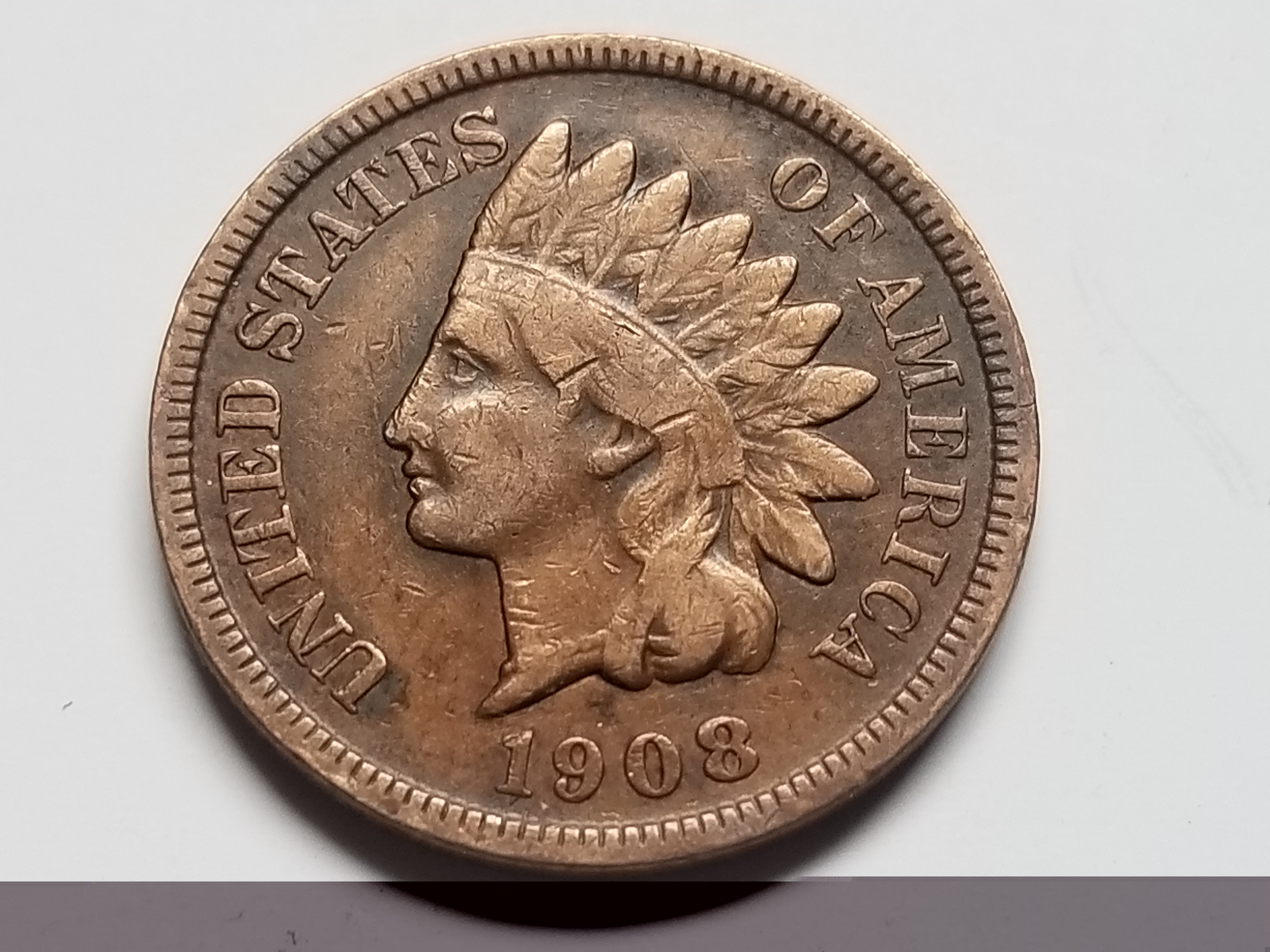 1908 S Indian Head Cent Penny High Grade rare date | Property Room