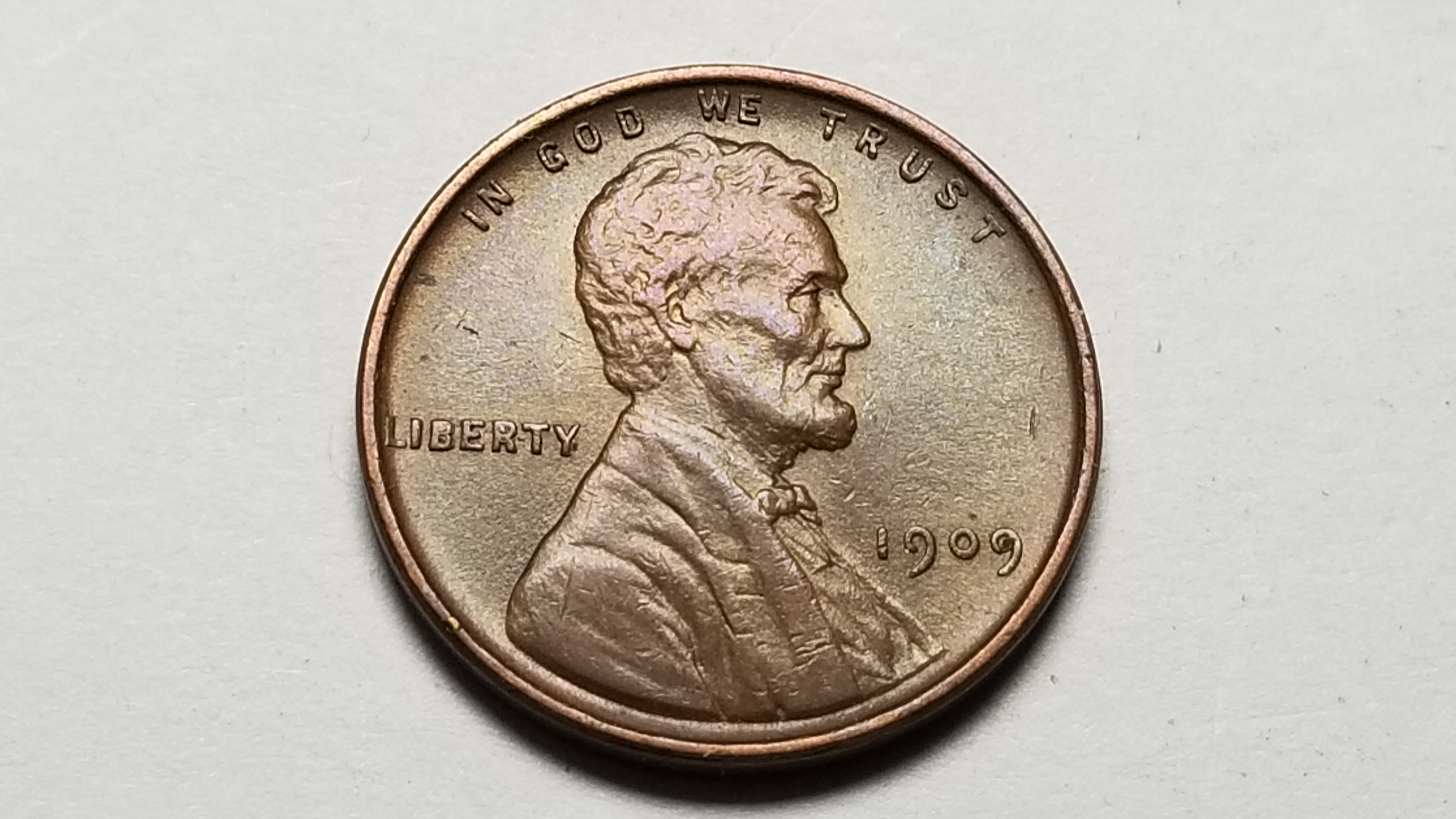 1909 VDB Lincoln Cent Wheat Penny Uncirculated | Property Room