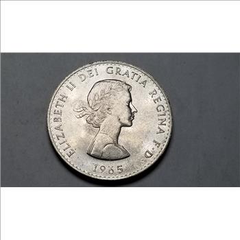 1965 British One Crown Churchill Uncirculated | Property Room
