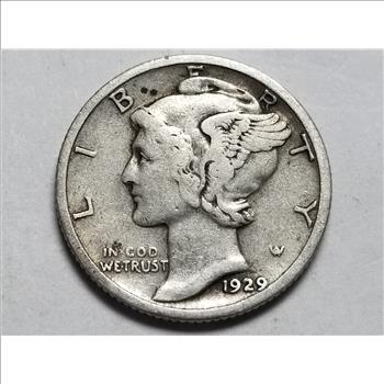 1929 S Mercury Dime High Grade | Property Room