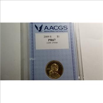2009 S Sacagawea Dollar AACGS MS67 | Property Room