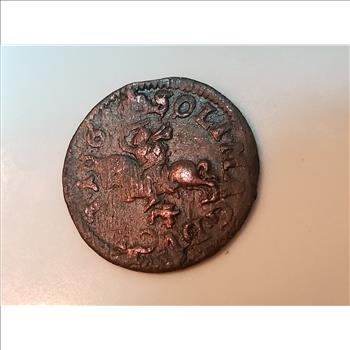 1661 Rare European Copper Coin High Grade | Property Room
