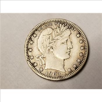 1903 Barber Quarter High Grade Rare | Property Room