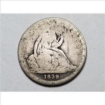 1839 Seated Liberty Dime Rare | Property Room