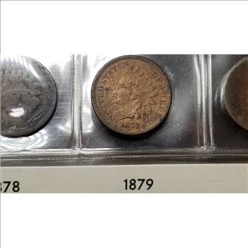 1879 Indian Head Cent Penny High Grade From A Set | Property Room