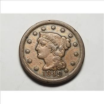 1849 Large Cent High Grade | Property Room