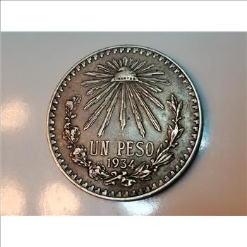 1934 Mexican Silver Peso | Property Room