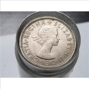 1961 British Shilling 40 Coin Roll Rare | Property Room