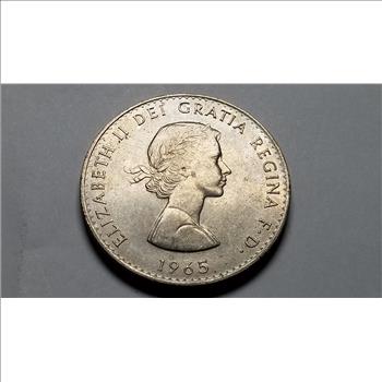 1965 British One Crown Churchill Uncirculated | Property Room