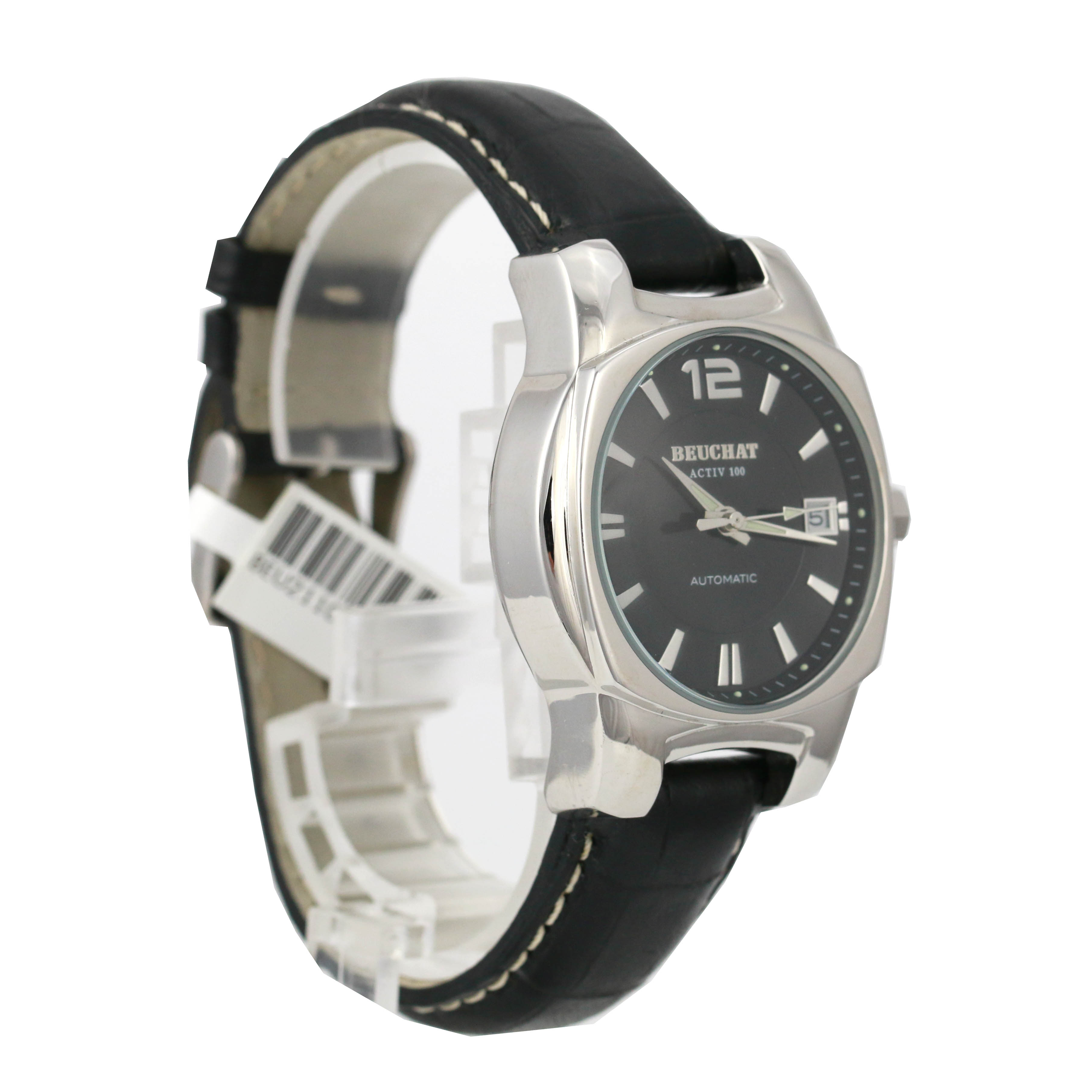 Swiss Made Beuchat Activ 100 stainless steel automatic watch | Property ...