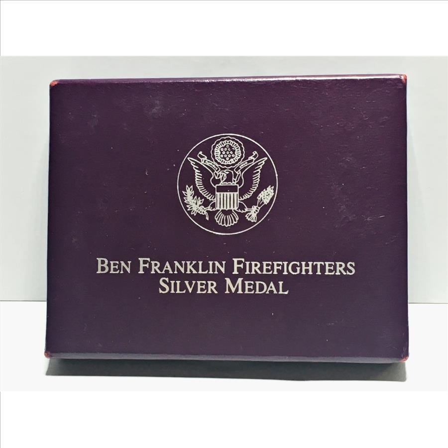 1.001 Troy Ounce of .999 Fine Proof Silver Benjamin Franklin ...