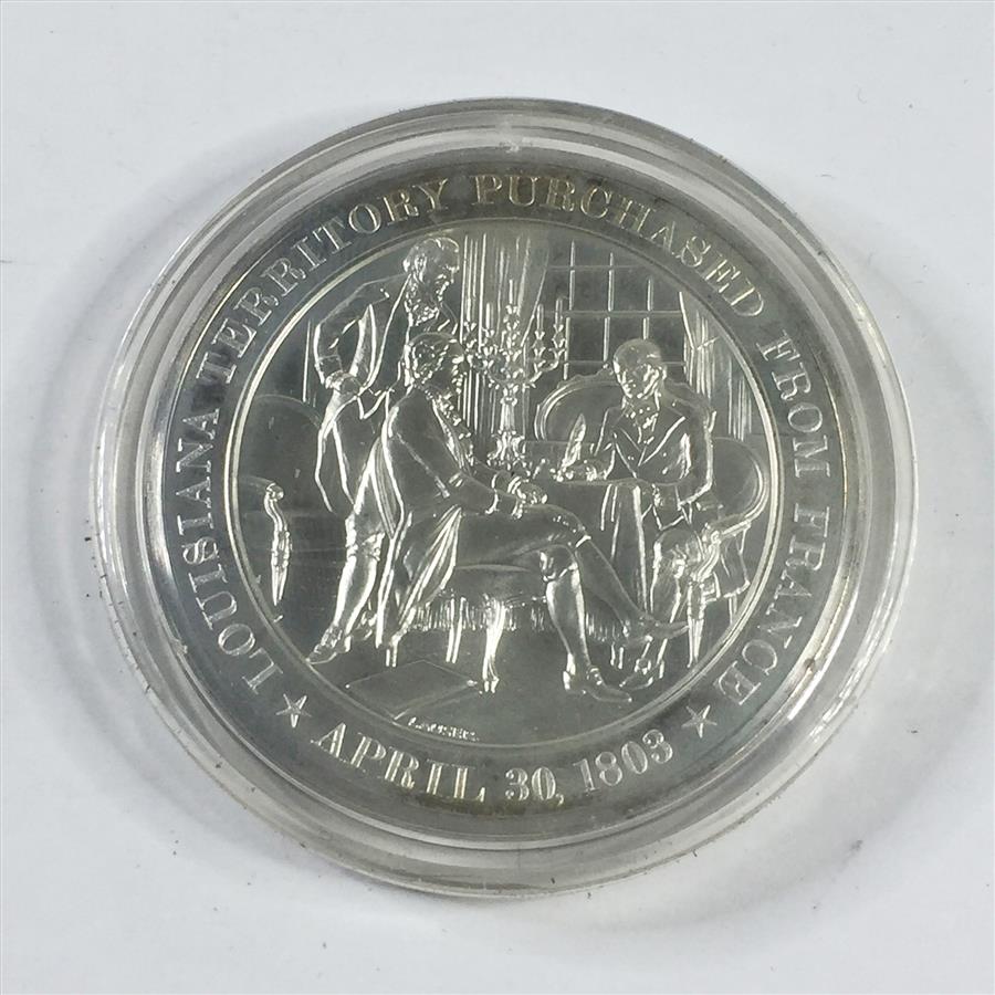 1.2 oz Proof Sterling Silver Historical Commemorative Medallion ...