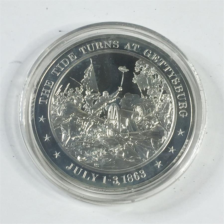 1.2 oz Proof Sterling Silver Historical Commemorative Medallion*The ...