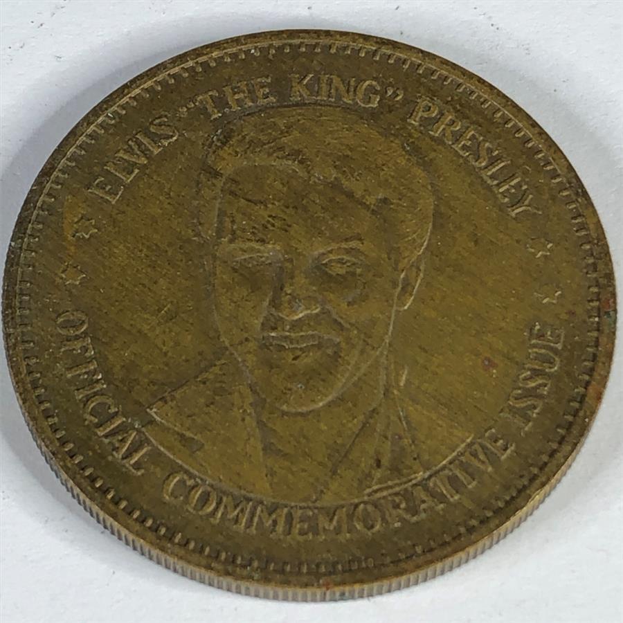 1.5" Bronze Double Eagle Medallion Commemorating Elvis Presley ...