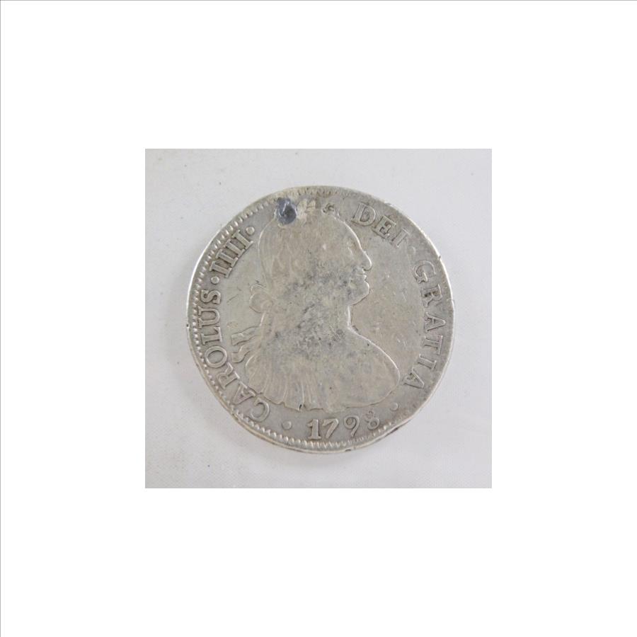 1798 Mexico Spanish Colony Silver 8 Reales*ASW 0.7797oz | Property Room