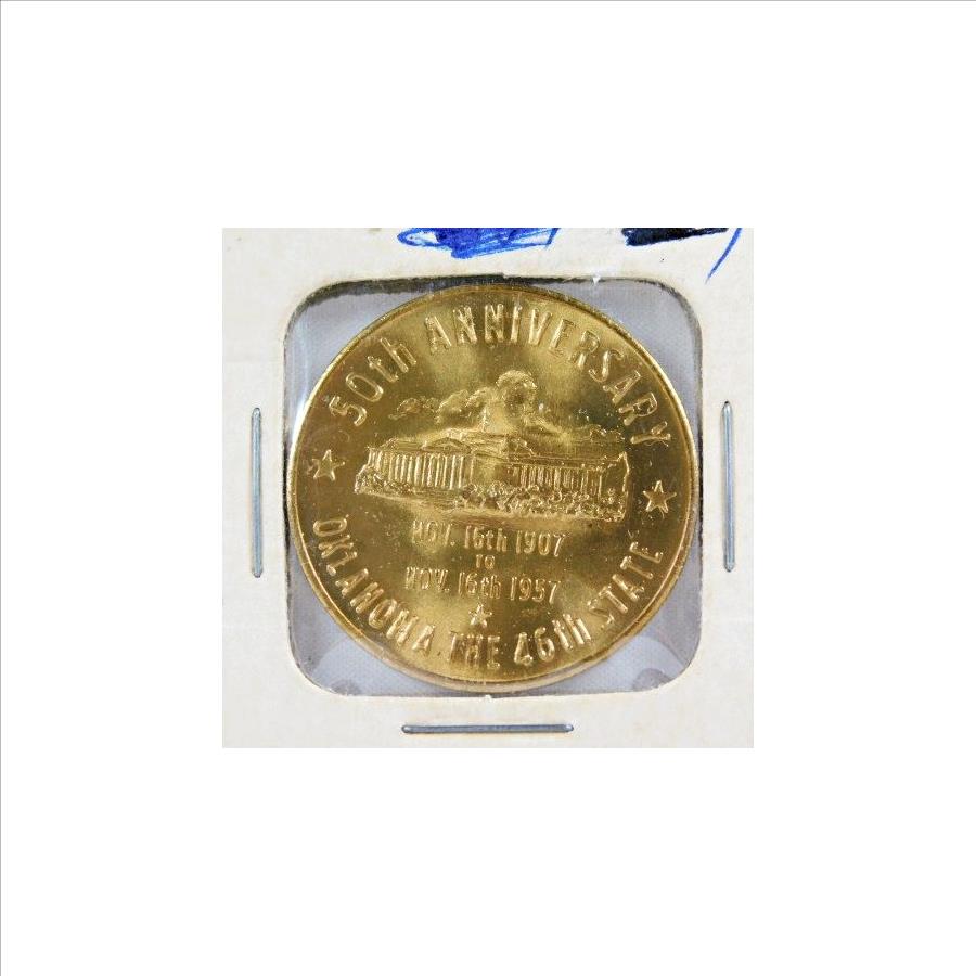 1957 50th Anniversary Of the State of Oklahoma*The 46th State ...