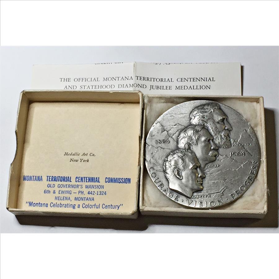 1964 Montana Territorial Centennial & Statehood Diamond Jubilee ...