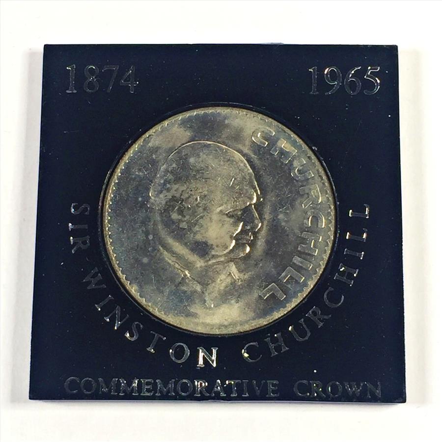 1965 Great Britain One Crown Winston Churchill Commemorative Coin*In ...