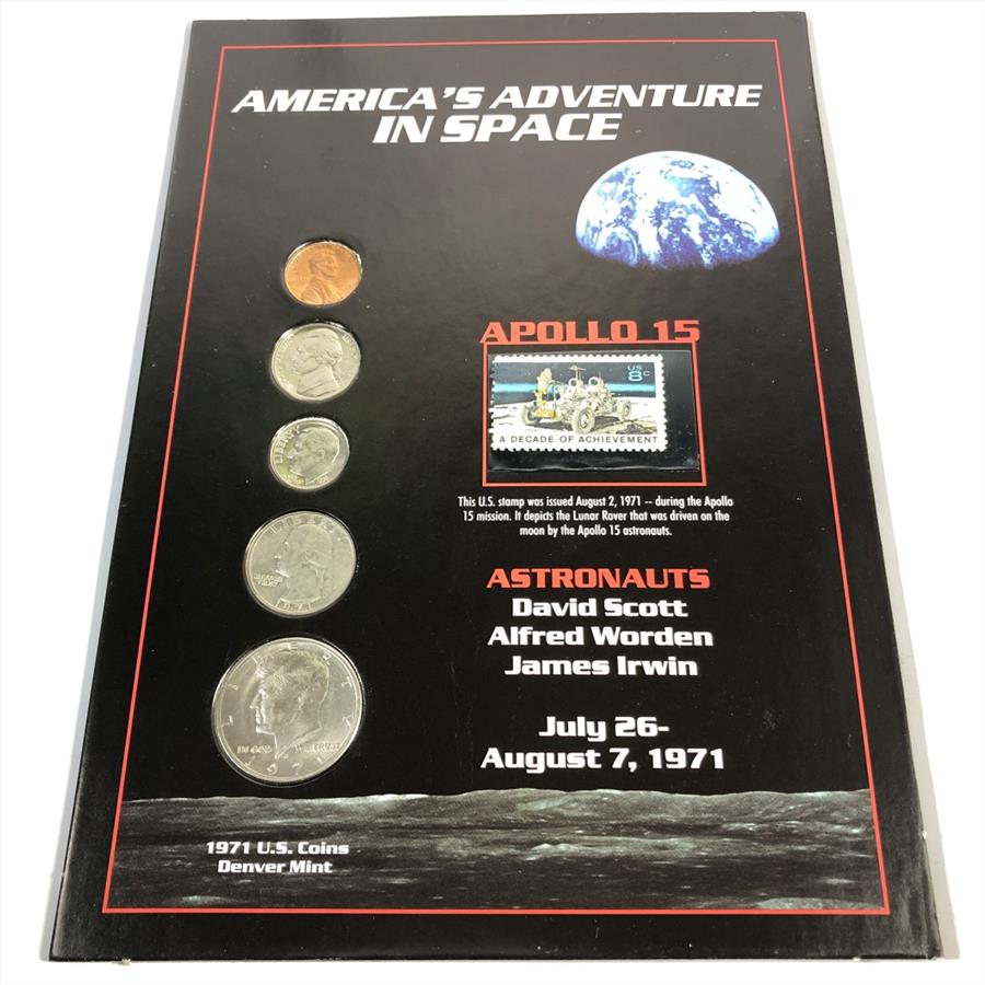 1971 United States Mint Set Plus Commemorative Stamp*Mounted on Story ...