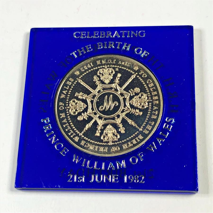 1982 Great Britain One Crown Coin Commemorating the 21st Birthday of ...