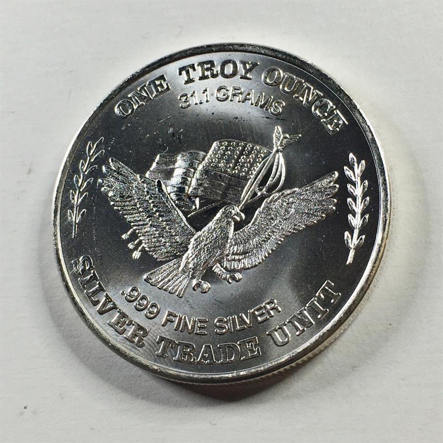 1982 One Troy Ounce .999 Fine Silver Round*Minted From US Strategic ...