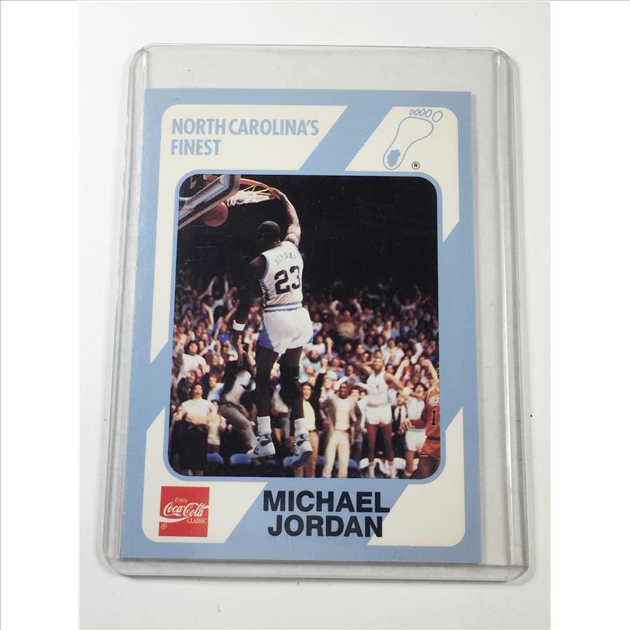 1989 MICHAEL JORDAN Trading Card*North Carolina Collegiate Collection ...