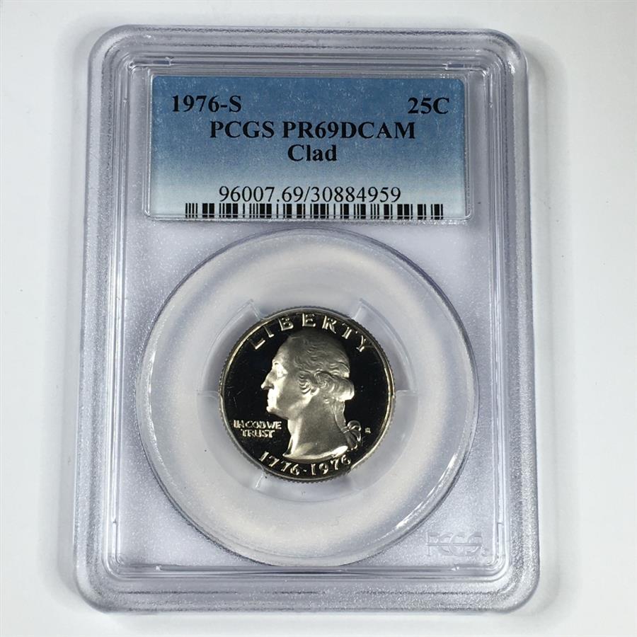 1996-S Proof Washington Quarter*Graded PR69 DCAM by PCGS | Property Room