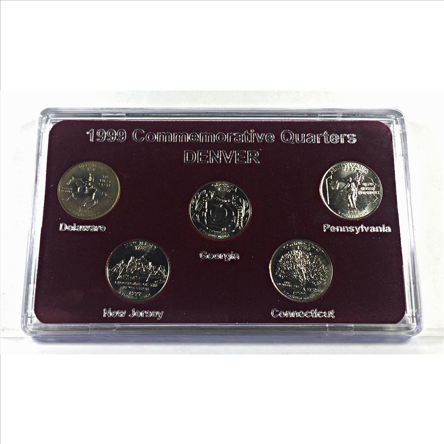1999 Denver Mint Commemorative State Quarters*In Custom Holder ...